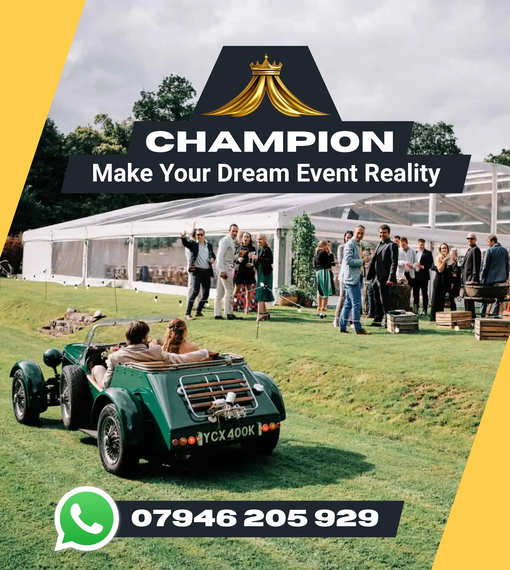 Champion Marquee Hire | Premium Marquee hire across the UK